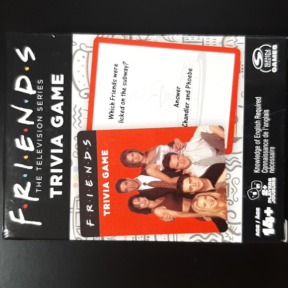 FRIENDS | Other | Friends Tv Show Trivia Card Game Warner Bros New ...
